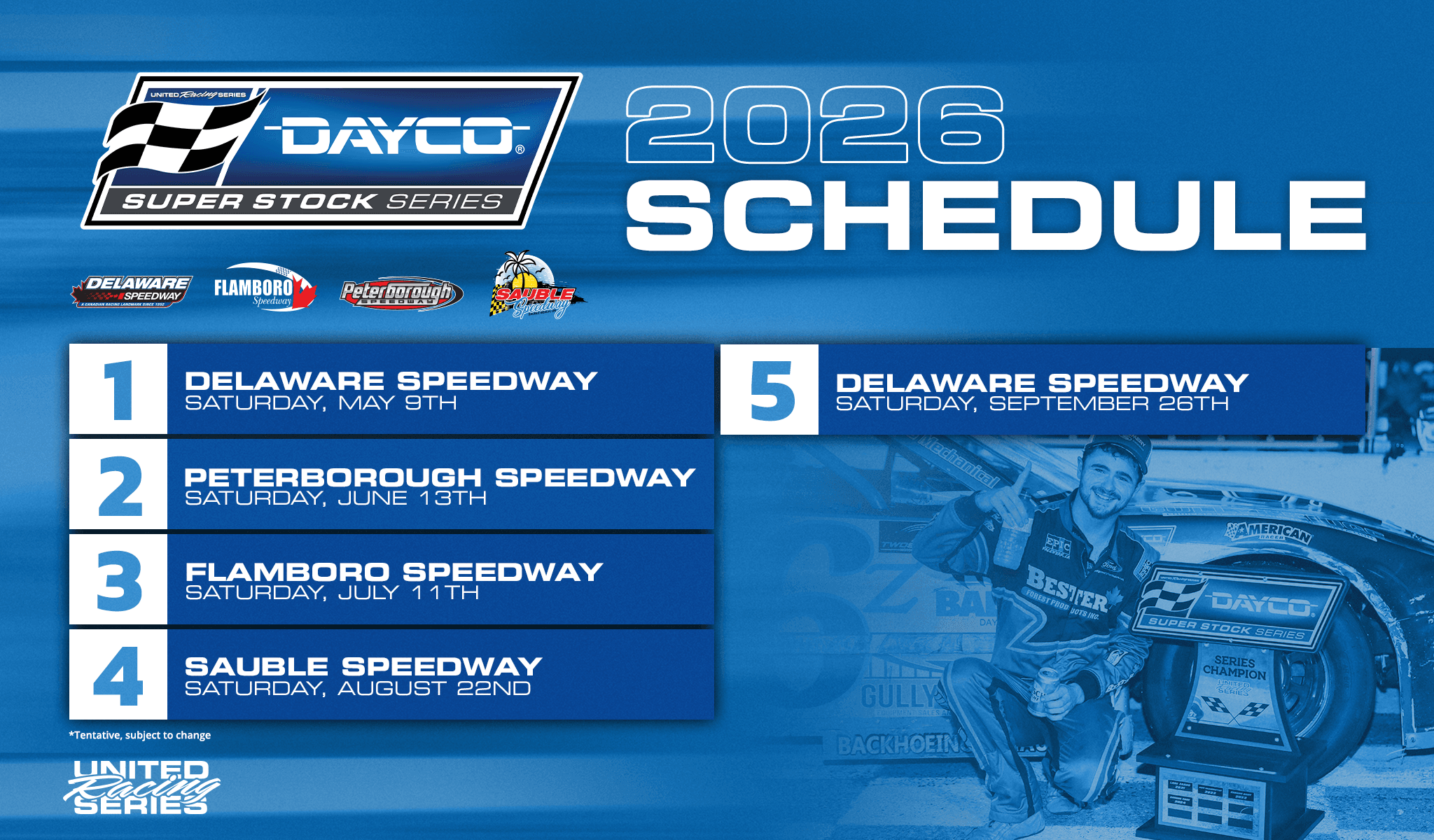 2026 Dayco Super Stock Series Schedule | APC Racing Series