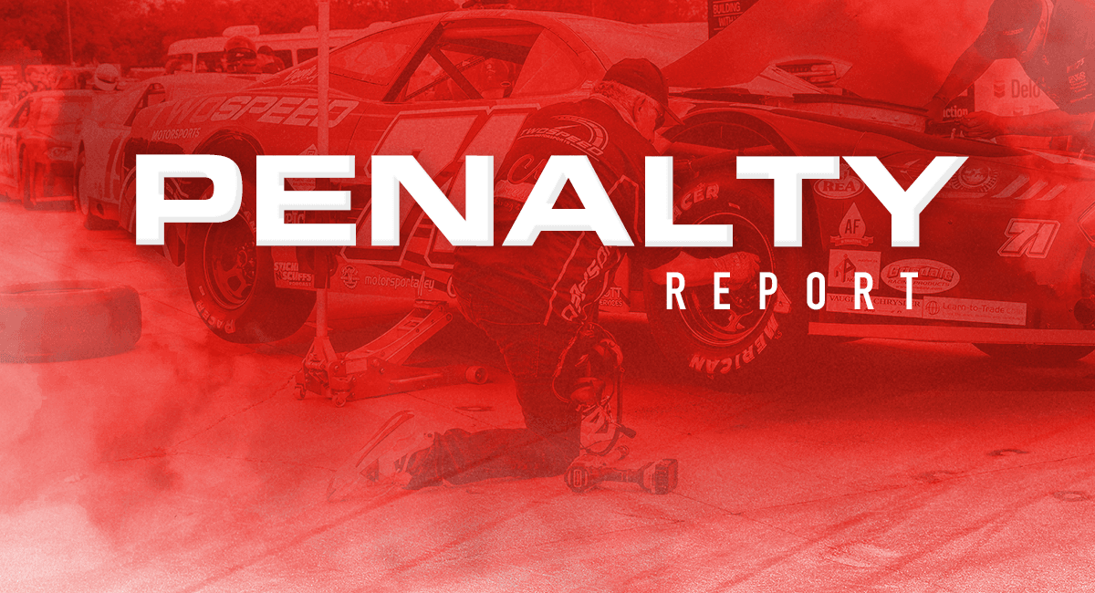 June 28th Penalty Report | APC Racing Series